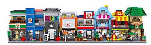 LOZ mini bouwsteentjes - Serie City Street Architecture Archieven ...